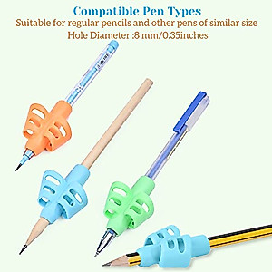 3Pack Pencil Grips for Kids Toddlers 2-4 Years Handwriting Posture Correction Training Writing Aid Tools, Pencil Grippers Holder for Kindergarten Classroom, Preschoolers, Beginning Writer Special Need