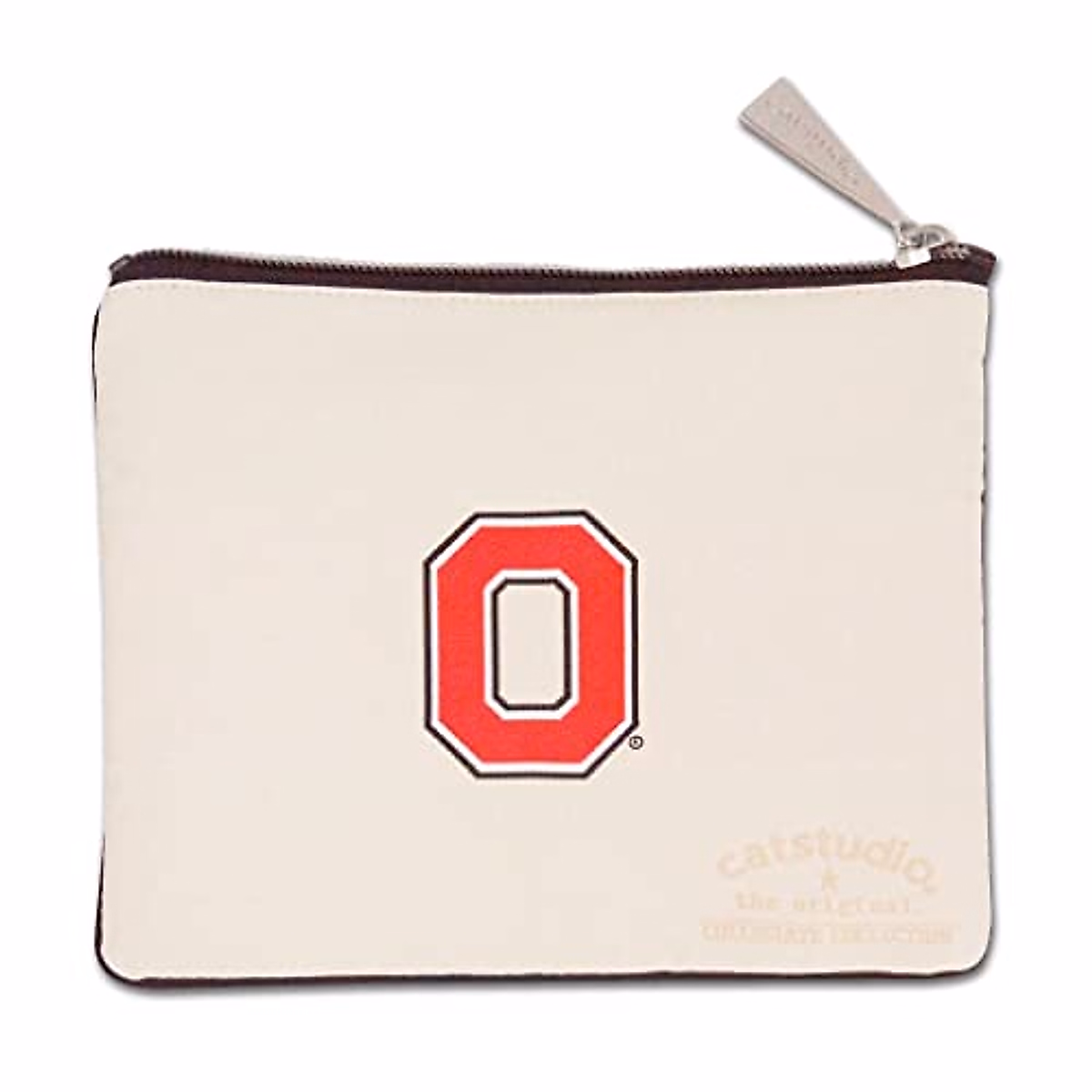 Catstudio Collegiate Zipper Pouch, Ohio State University Travel Toiletry Bag, Ideal Gift for College Students or Alumni, Makeup Bag, Dog Treat Pouch, or Travel Purse Pouch