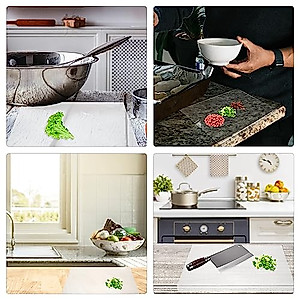 Homoyoyo Acrylic Cutting Boards Clear Chopping Board Anti- Transparent Cutting Board for Counter Countertop Protector Home Restaurant