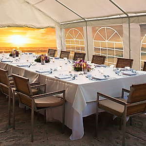 YITAHOME 13' x 26' Heavy Duty Gazebo Outdoor Party Wedding Tent Carport Shelter (13 x 26 ft)