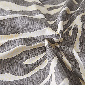 BUniq Duvet Cover 3 Pieces Queen King Full Twin Size with Zipper Closure, 4 Ties(1 Quilt Cover 2 Pillowcases)(Queen,002)