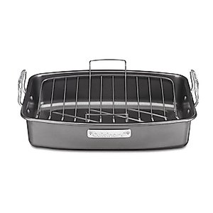 Cuisinart ASR-1713V Ovenware Classic Collection 17-by-13-Inch Roaster with Removable Rack