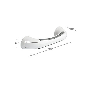Delta Faucet DF509-SG1 Wall Mounted 9" Designer Assist Bar with Soft Grip in White