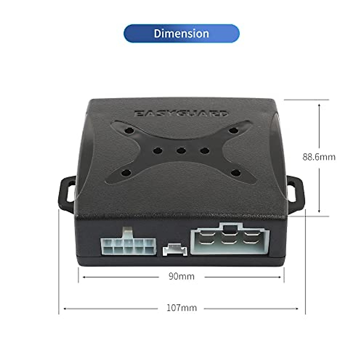 EASYGUARD EC003-NS PKE car Alarm Proximity Entry Push Start Button Remote Engine Start Shock Alarm Warning DC12V