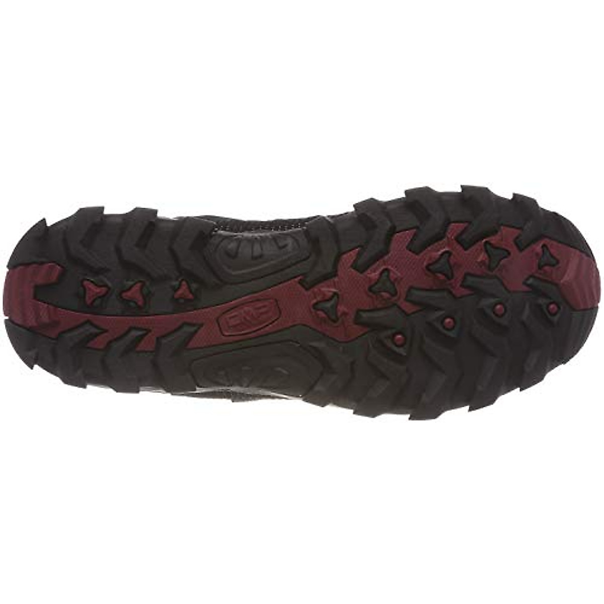 CMP Men's Low Rise Hiking Boots, Grey Asphalt Syrah 62bn, 6.5