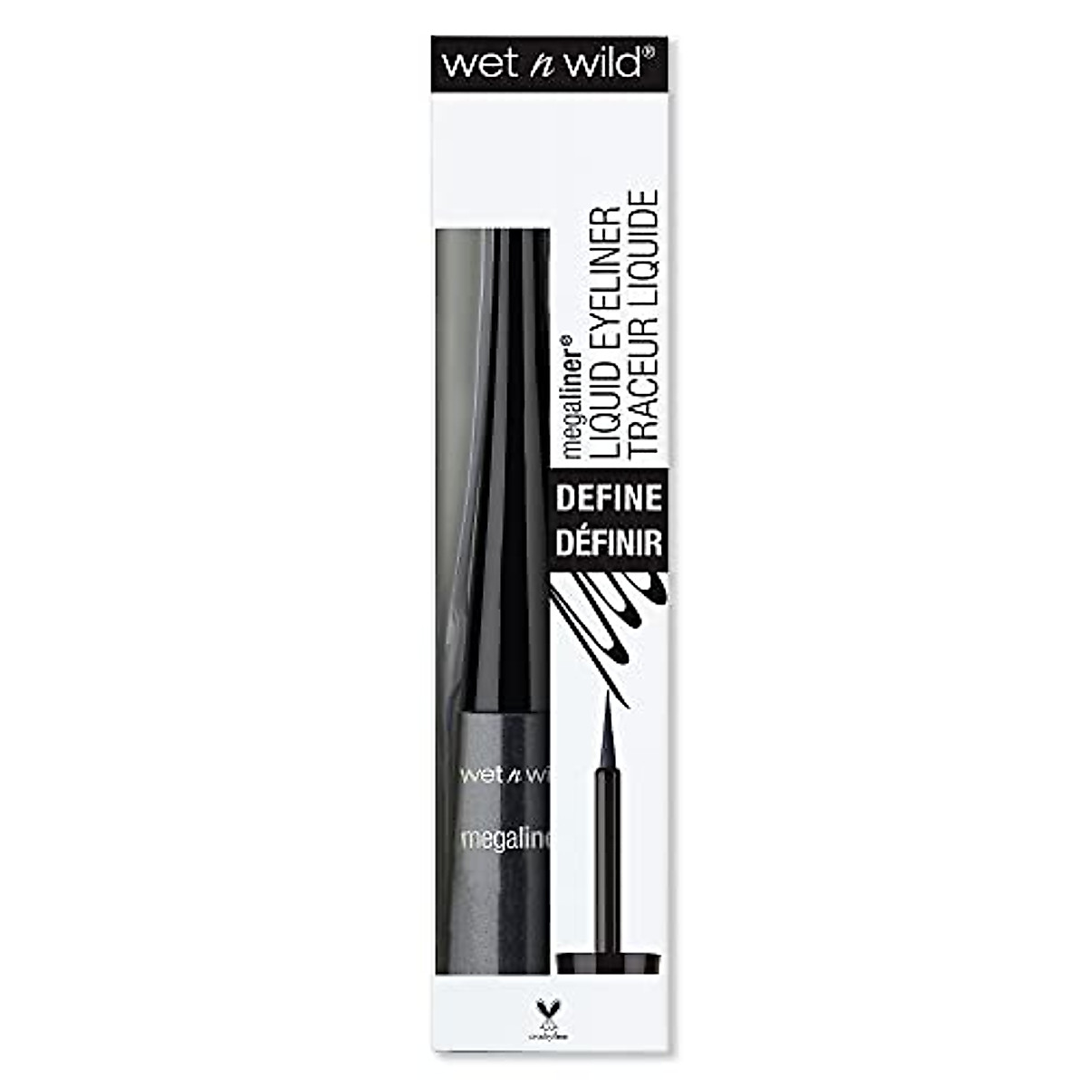wet n wild MegaLiner Liquid Eyeliner Black Black