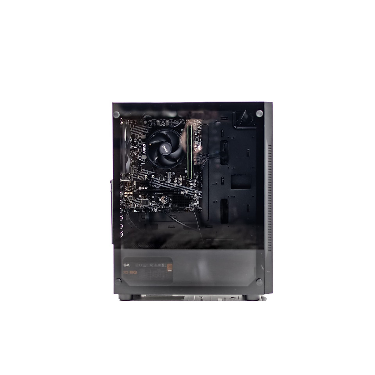 Gigatech Gaming Apollo 7 Gaming Desktop - AMD Ryzen 7 5700G 8-Core 16-Threads 4.6GHz Boost, Radeon Vega 8, 8GB DDR4 3200MHz, 256GB SSD, Built in Wi-Fi, Windows 10
