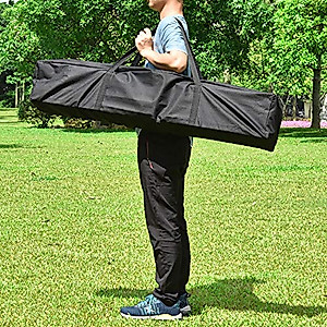 Yescom All-in-1 11x11ft Pop-Up Gazebo Tent with Mesh Sidewall Carry Bag Sunshading Shelter for Outdoor Yard Garden Patio