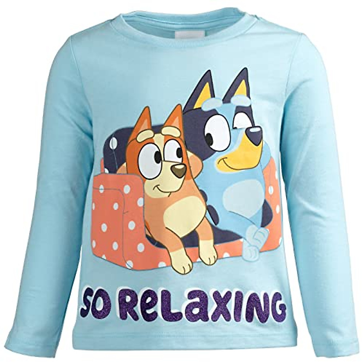 Bluey Bingo Big Girls 2 Pack T-Shirts Blue/Yellow 10-12