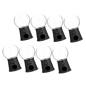 NOLITOY 40 pcs Dispensers Kindergarten Black Twirling Rotatable and Gumballs Desktop Catcher Machines Kids Novelties Supplies Ball Bubble Bank Parties Machine Christmas Vending