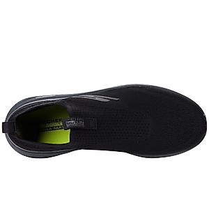 Skechers Men's GOrun Elevate-Athletic Slip-On Workout Running Shoe Sneaker with Cushioning, Black, 10 X-Wide