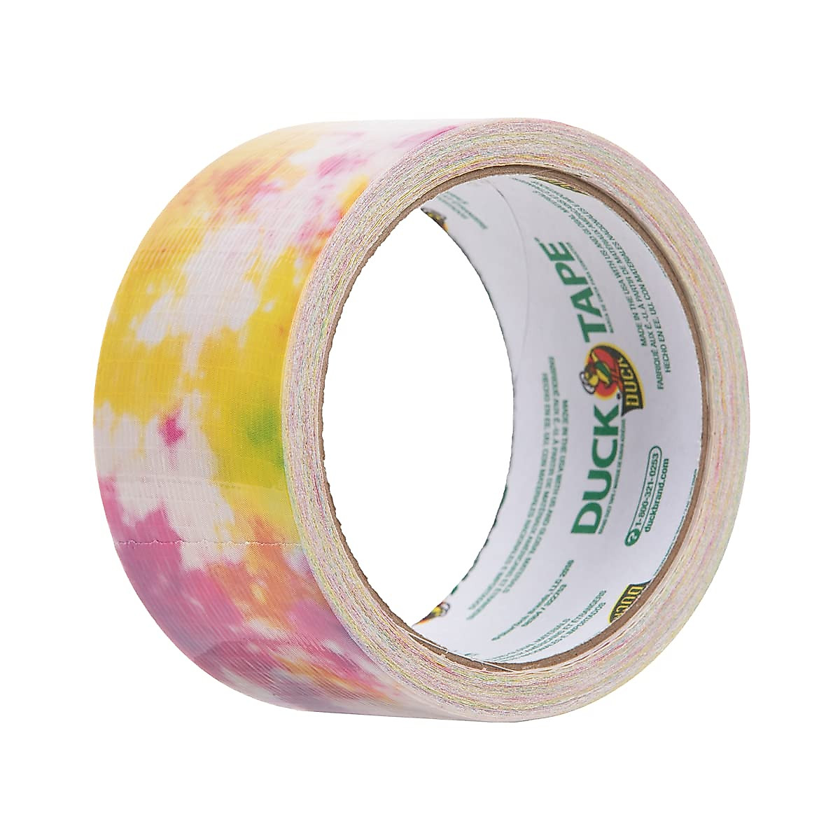 Duck Tape Pattern Colours Tie Dye. Arts & Crafts, DIY, Crafts, Gift Wrapping, Decorative, Scrapbook, Scrapbooking, Bullet Journal, Planner, Party, Festivals, Decoration - 48mm x 9.1m
