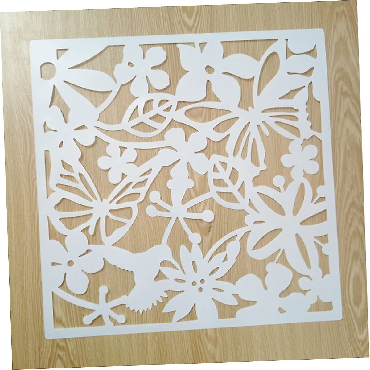 LIFKOME 12pcs Hanging Decorative Panel Hanging Decorative Screens Room Division Panels Hanging Partition Screen Hanging Divider Screen Fashion Decorate Cut Off Hanging Screen White