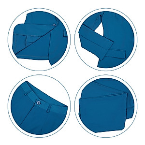 HuiSiFang Business Suit Set for Women Office Outfits Blazer Jackets + High Waist Straight Leg Pants