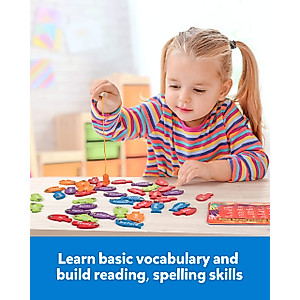 Coogam Wooden Magnetic Fishing Sight Words Game Learning Dolch Word Flashcards Montessori Educational Toy for Preschool 3 4 5 Year Old Kids