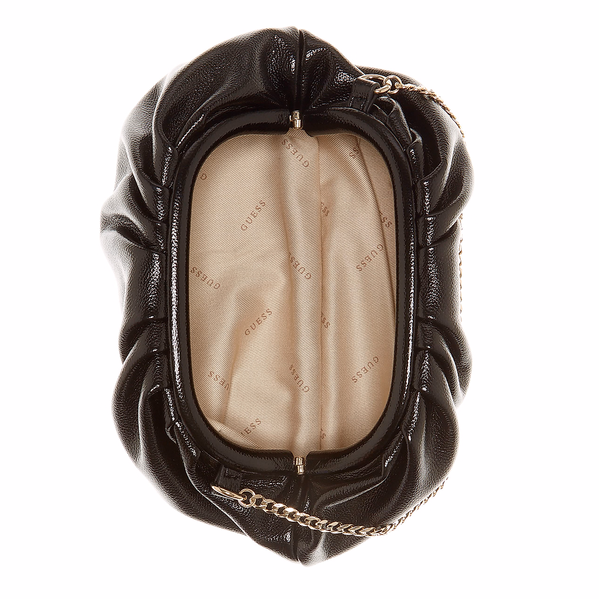 GUESS womens Lost Heaven Crossbody Clutch, Black, One size US