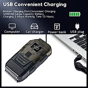 CHIN Elcetric Razor for Men, Foil Head Shavers for Bald Men, Beard Trimmer for Men, Shaving Machine…