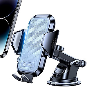 VICSEED Phone Mount for Car with [Anti-melting Anti-UV Film] Strong Power Suction Cup Dashboard & Windshield Car Phone Holder Mount Durable Hands-Free Universal Cell Phone holder for All Mobile Phones