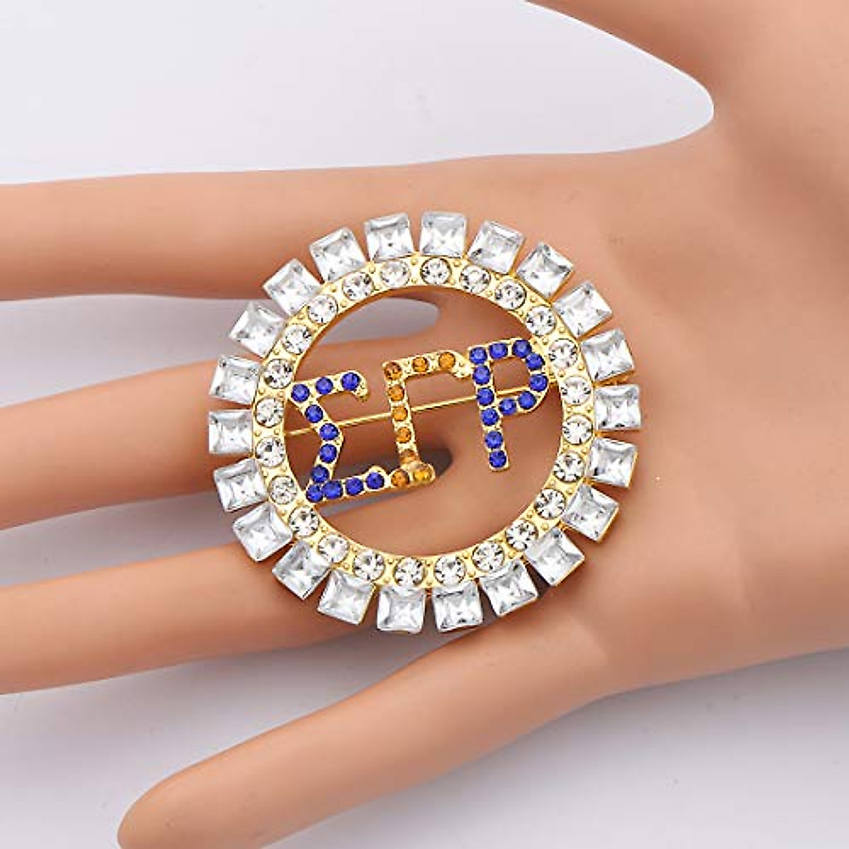 CENWA Sigma Gamma Rho Sorority Brooch Pin 1922 Sorority Paraphernalia Gift Greek Sorority Jewelry Gift (SGR round Pin2)