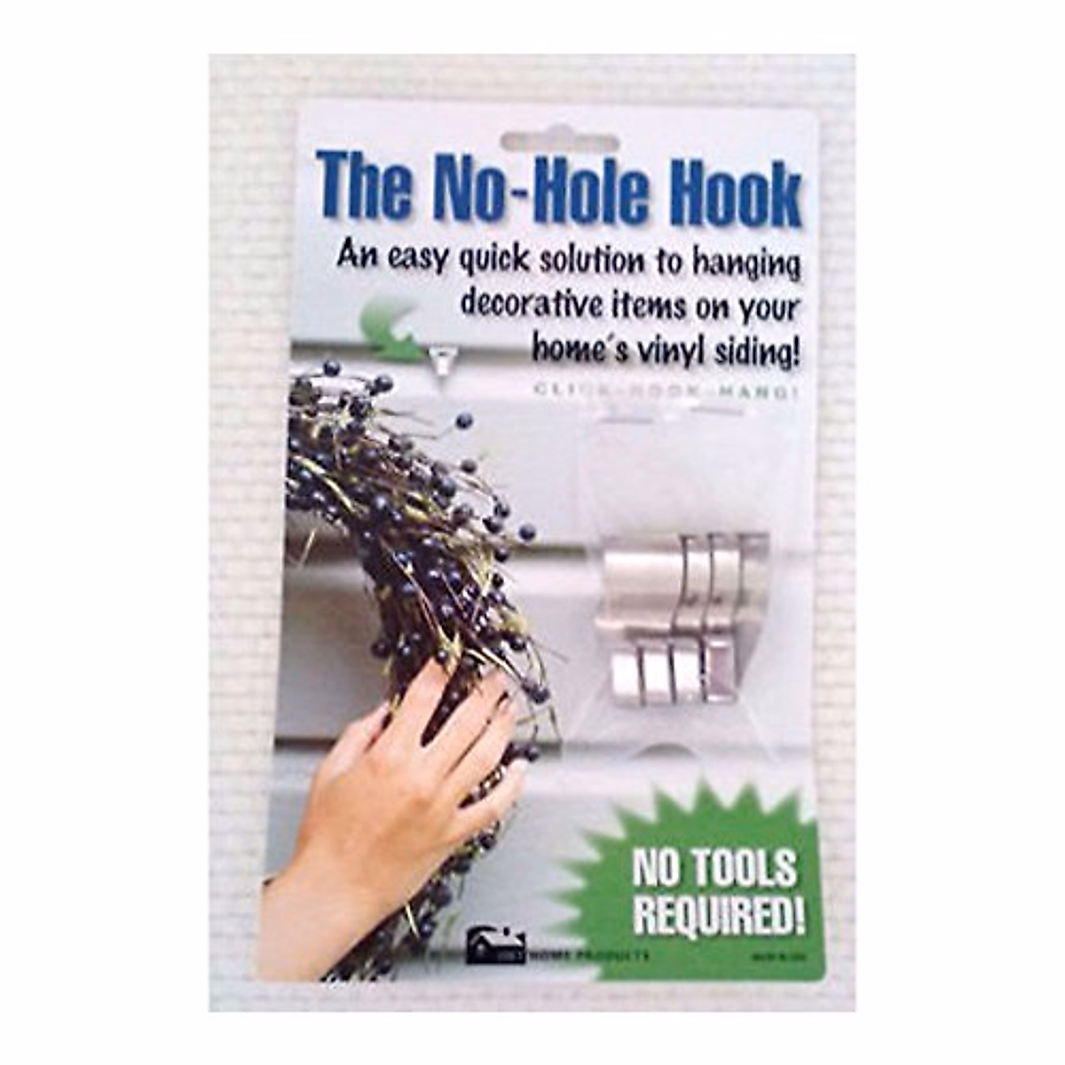 1st Choice No-Hole Hooks Vinyl Siding Hangers - Low Profile- 4PK