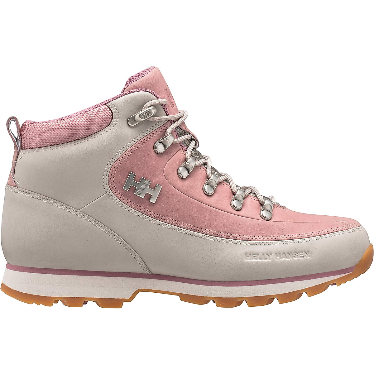 Helly Hansen Women's High Rise Hiking Boots, Silver Cloud/Bridal Rose, 41