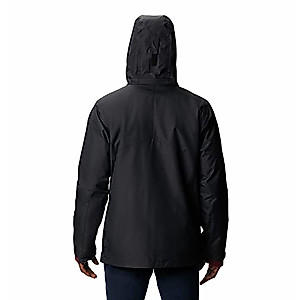 Columbia Men's Bugaboo II Fleece Interchange Jacket, Black/Red, X-Large