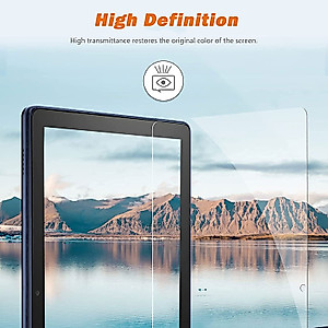 [2-Pack] All-New Fire HD 10 2023/2021/Fire HD 10 Kids/Fire HD 10 Kids Pro/Fire HD 10 Plus(2023/2021 Release) Screen Protector,HD Anti-Scratch Anti-Fingerprint 9H Hardness Bubble-Free Tempered Glass