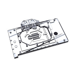 Copper GPU Water Cooling Block GPU Waterblock Graphics Card Water Cooling Block for Gigabyte Aorus GeForce RTX 4090 Master Gaming (5V ARGB RBW Aura Effect LED Lights GPU Block with Backplate)