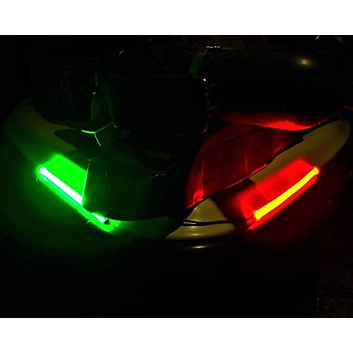 Green Blob Outdoors Marine Navigation LED Strips Kit for Pontoon, Bass, Sk,i Wave Runner, Jon Boats and Kayaks (Neon Style Red, Green)