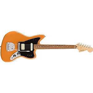 Fender Player Jaguar Electric Guitar, with 2-Year Warranty, Capri Orange, Pau Ferro Fingerboard