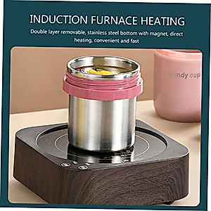 Cabilock 3pcs Mini Breakfast Cup Vacuum Insulated Bucket Containers with Lids Snackle Insulated Container Hot Food Stainless Water Bottles Thermal Soup Bucket Travel Drinks Thermal Jug Pp