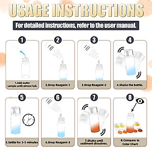 Dissolved Oxygen Test Kit - Accurate Water Testing for Freshwater, Saltwater Aquariums, Ponds, Sewage, etc. - All-in-One Solution, Quick and Easy Results