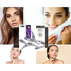 MyMed Disposable Mini #10 Scalpel Dermablade | Mini Box Cutter #10 Sharp Carbon-Steel #10 Scalpel Blades | Pack of 25 for Dermaplaning, Podiatry, Opening Boxes and Mail, Crafts & More