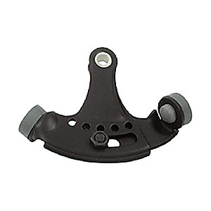 Deltana HPA69U10B Hinge Mounted Adjustable Solid Brass Hinge Pin Stop