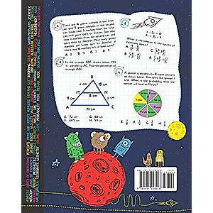 Math Practice Workbook Grades 6-8: 1000+ Questions You Need to Kill in Middle School by Brain Hunter Prep (Arithmetic, Algebra, Geometry, Measurement, ... more in Kill It Series by Brain Hunter Prep)