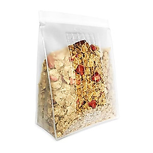 Prepara 1 Gallon Reusable, set of 2 Food Storage Bags, clear