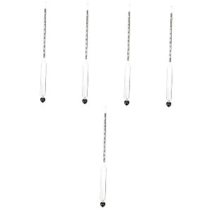 GLEAVI 5pcs Hydrometer Petroleum Making Tool Measure Tool Liquid Tester Mud Making Kit for Beginners Mud Making Supplies Test Tool Liquid Measuring Tools Liquid Meter Distilling Supplies