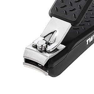 Tweezerman Precision Grip Fingernail Clipper, Black