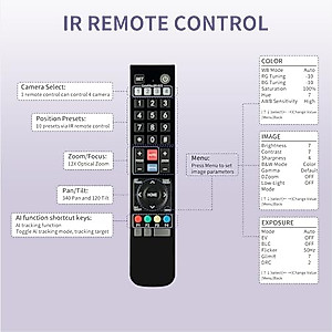 FEELWORLD USB10X Video Conference Webcam USB PTZ Camera 10X Optical Zoom Full HD 1080p for Live Streaming Church Business Education Medical Conference Room Camera System