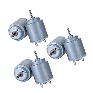 Beeiee DC Motor,6PCS 3V Mini Motor Electric Motor Round Shaft for RC Boat DIY Car Toys