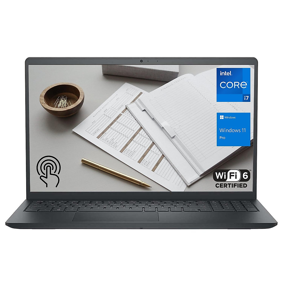 DELL 13th Generation Business Inspiron 15 3530 Laptop, 15.6" FHD Touchscreen, Intel Core i7-1355U, 32GB RAM, 2TB SSD, Webcam, HDMI, Wi-Fi 6, Windows 11 Pro, Black