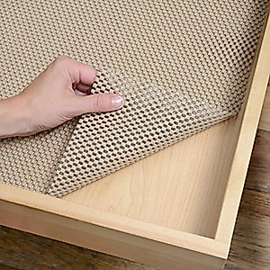 Con-Tact Brand Grip Premium Shelf Liner, Thick and Non-Adhesive Drawer Liner, Multi-Purpose and Easy to Use, 20" x 4', Taupe, Pack of 6