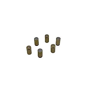 Set of 6 Bullet Magnets, Gold .40 Caliber Bullet Casings, Decorate Your Fridge or Almost Any Metal Surface (Gold)