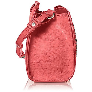 Calvin Klein womens Calvin Klein Clementine Mercury Leather & Celestial Stud Embellished Crossbody, rose quartz, One Size