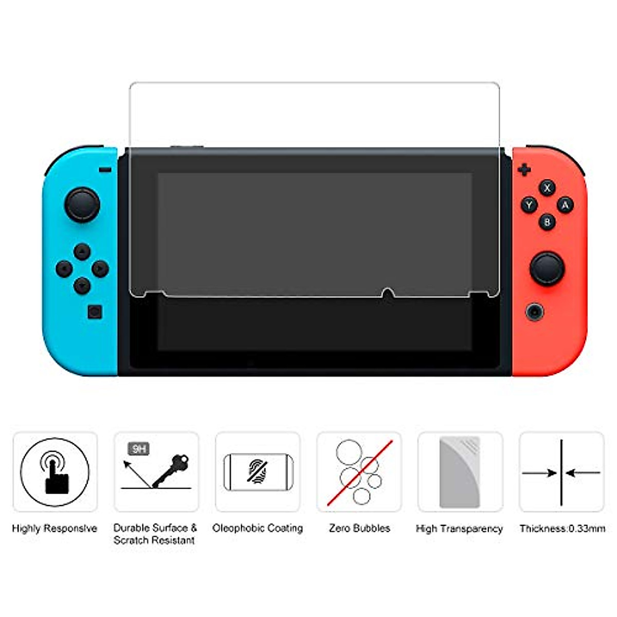 Diocall Deluxe Carrying Case Compatible with Nintendo Switch and Switch OLED 2021, Travel Bag Fit Switch Pro Controller