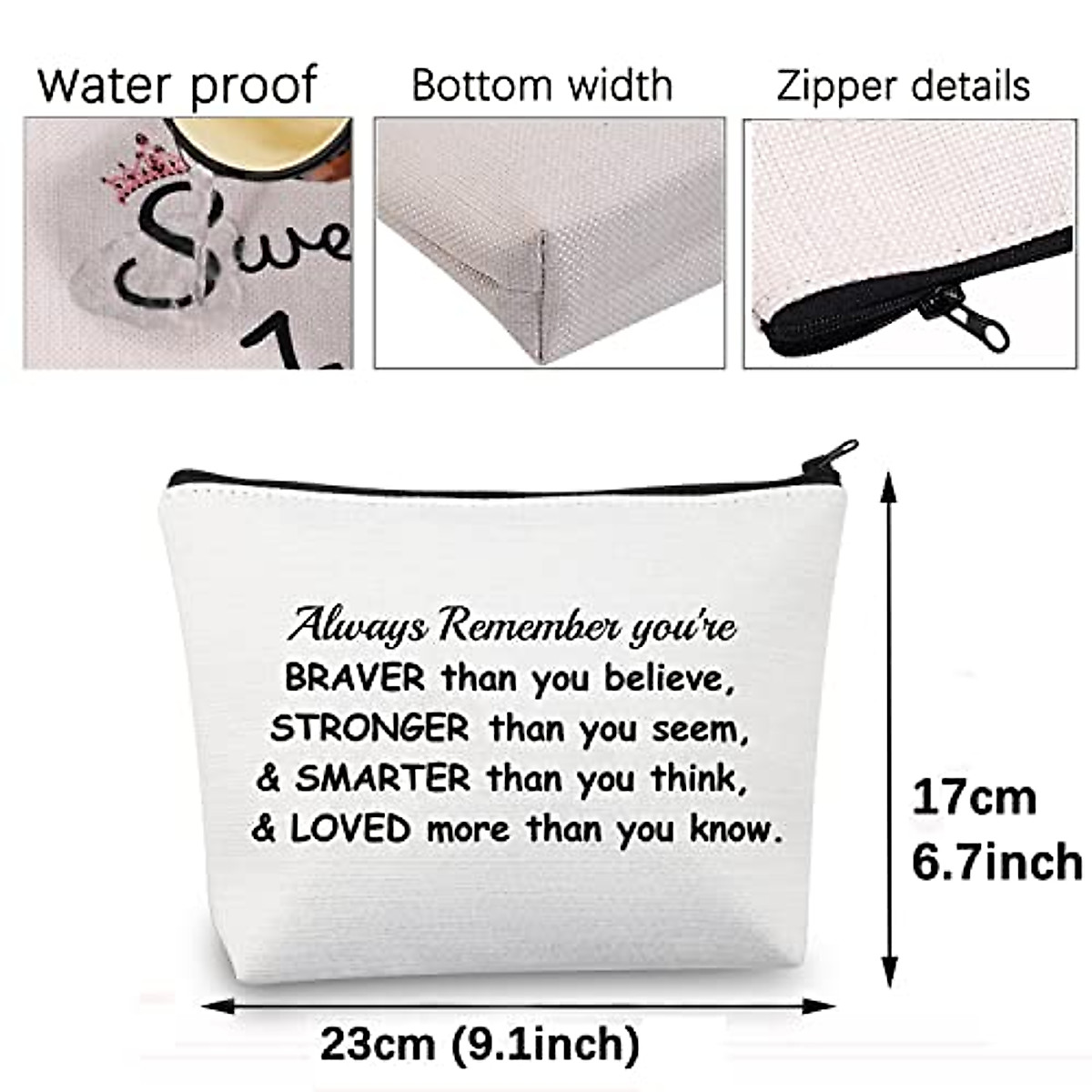 RVT Registered Veterinary Technician Gifts Makeup Bag Vet Tech Gifts RVT Graduation Gifts Thank You Gift Cosmetic Zipper Bag (RVT Gifts Makeup Bag)