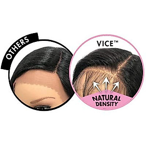 Sensationnel Vice Synthetic HD Lace Front Wig - VICE UNIT 1 (1B Off Black)