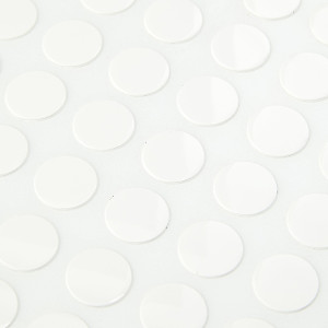 TIMco Self-Adhesive Cover Caps 13 mm - White Gloss - (Pack 112) - COVERWG13