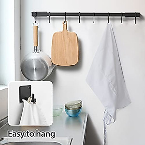 ROTANET Server Aprons Half Bistro Apron with 3 Pockets 22 Inch Waiter Waitress Long waist Apron for Men Women Waterpoof White