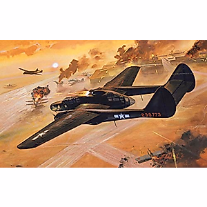 Airfix Vintage Classics Northrop P-61 Black Widow 1:72 WWII Military Aviation Plastic Model Kit A04006V